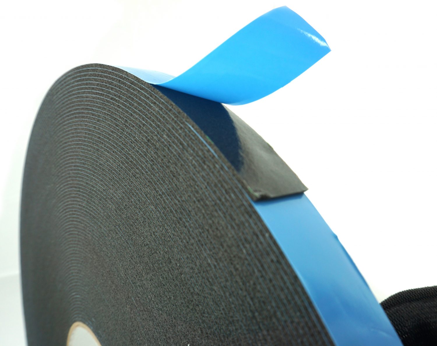 K485B, Cinta doble cara espuma negra espesor 1.6 milímetros - ADHESIS