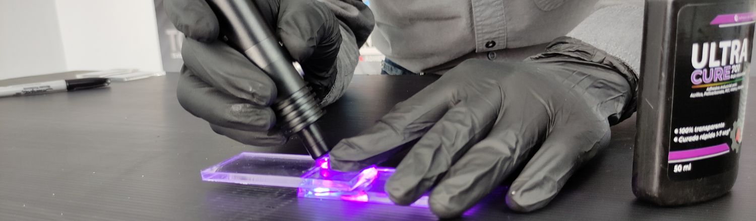 Pegamentos UV (curado por luz ultravioleta) - ADHESIS